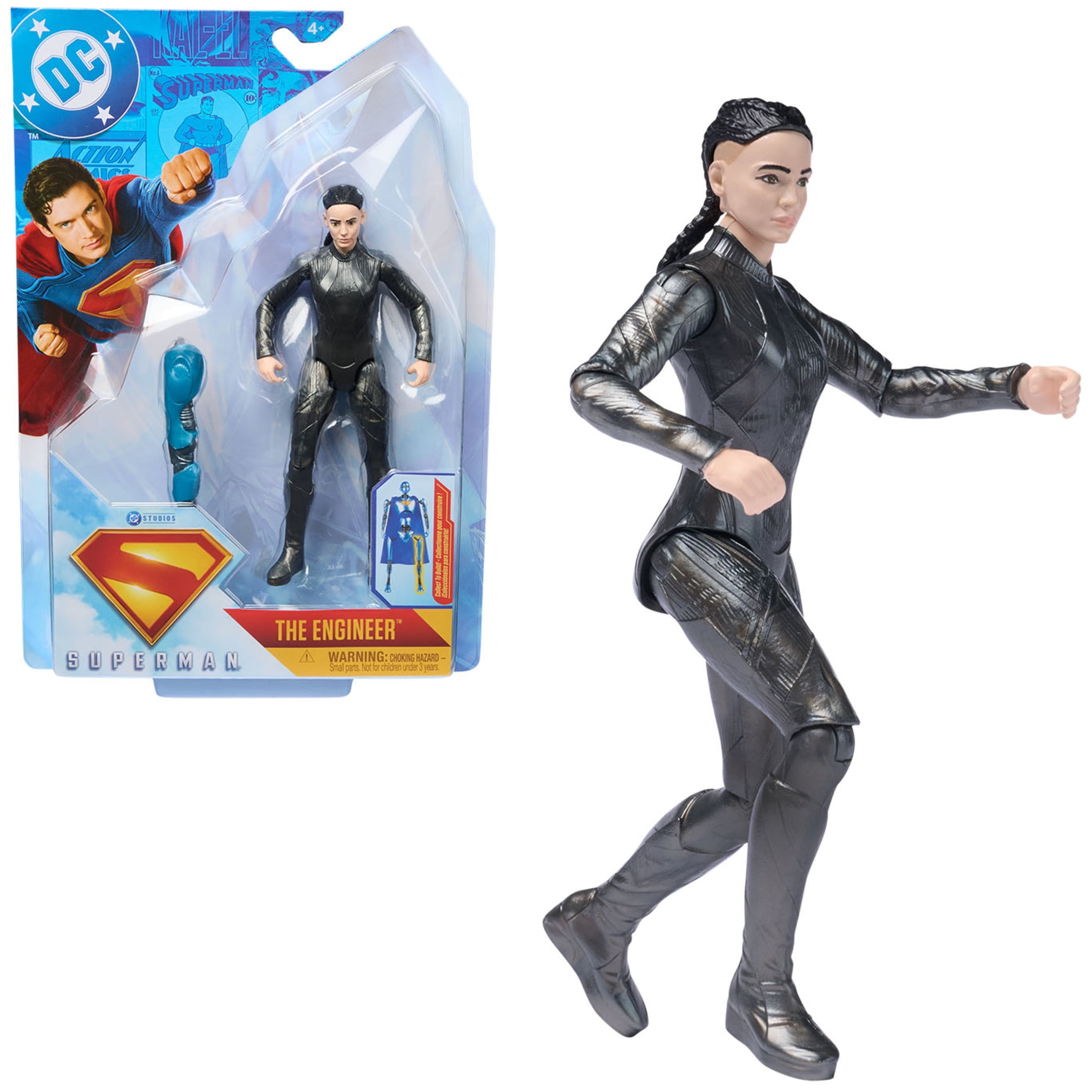 DC Comics SUPERMAN, The Engineer 6-inch Action Figure, for Ages 4 and ...