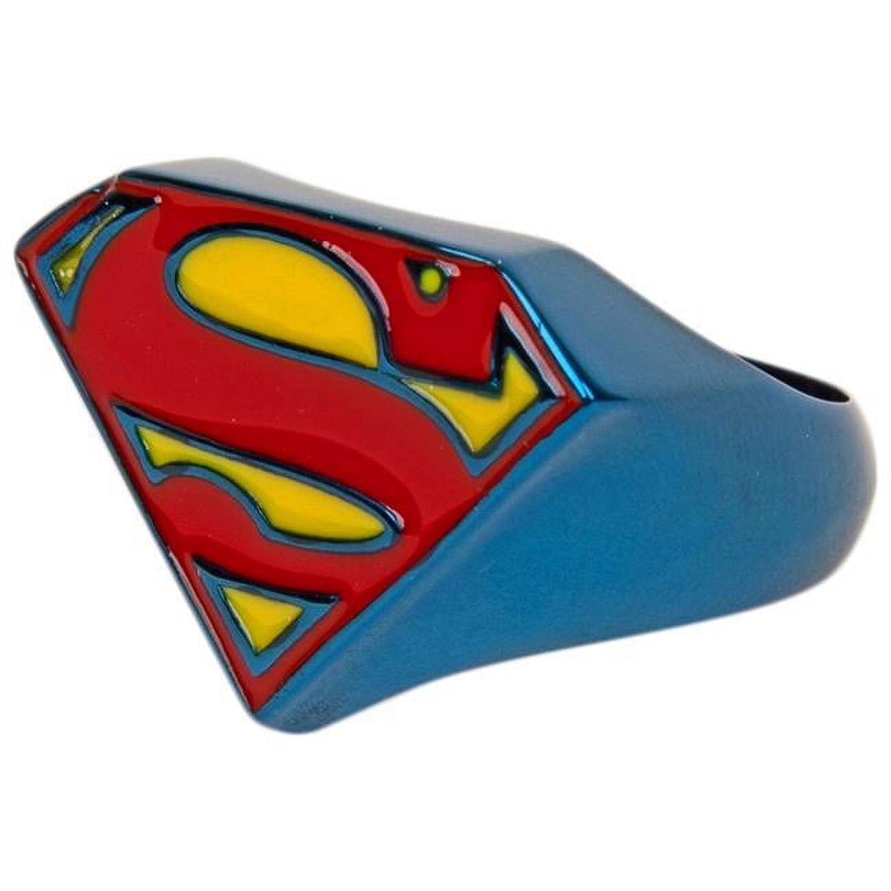 Superman Symbol Blue Power Ring-Size 8 - Walmart.com