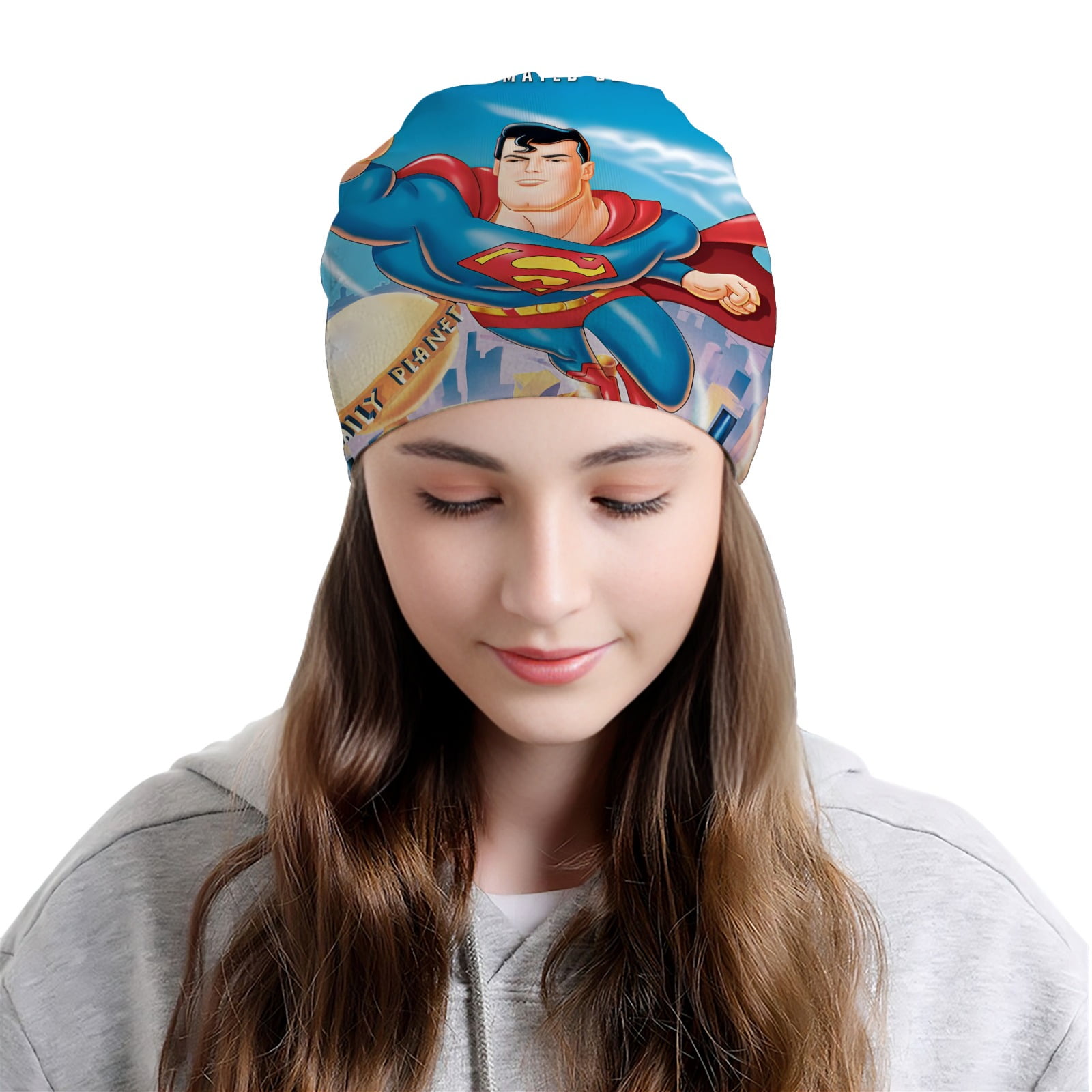 Superman The Animated Series Knitted Beanie: Soft, warm, and stylish ...