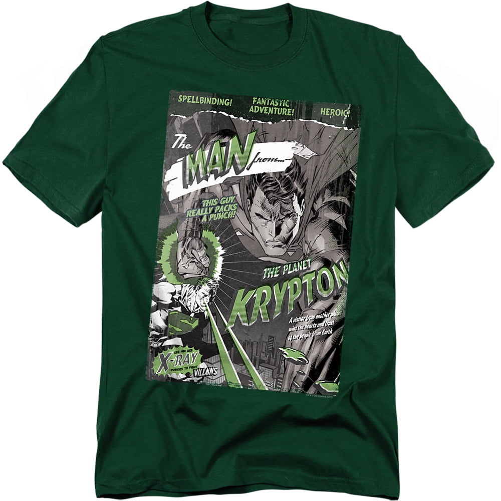 Superman T-Shirt The Man From Krypton Unisex Graphic Tee For Men ...