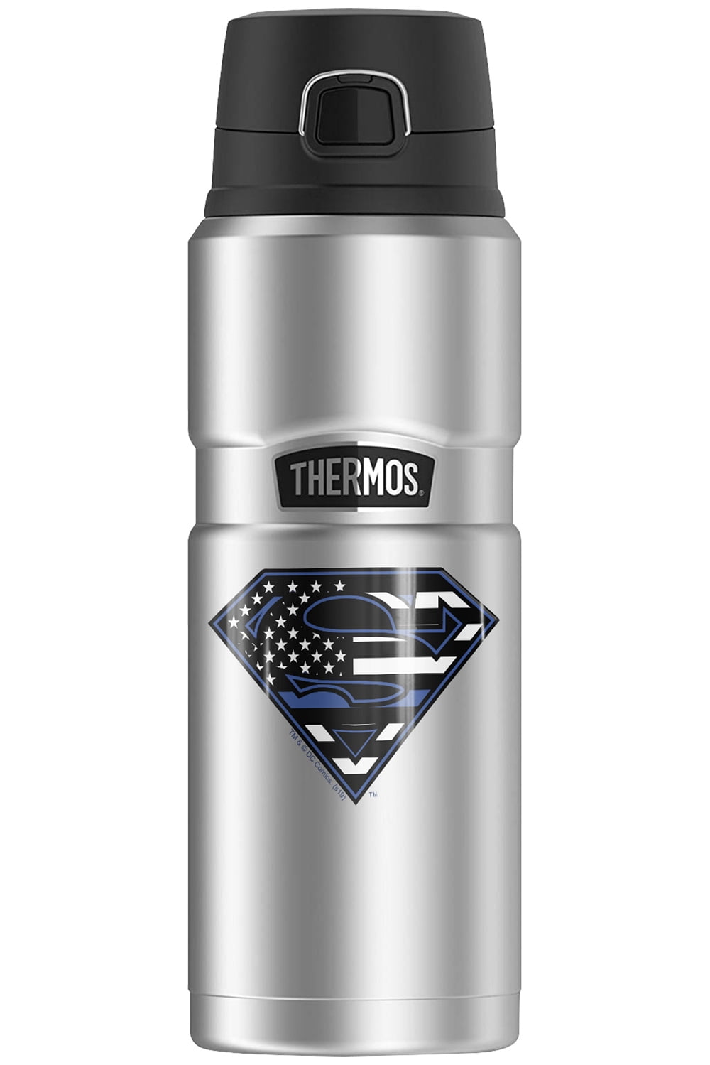 Superman Thin Blue Line Flag Shield Logo, THERMOS STAINLESS KING ...