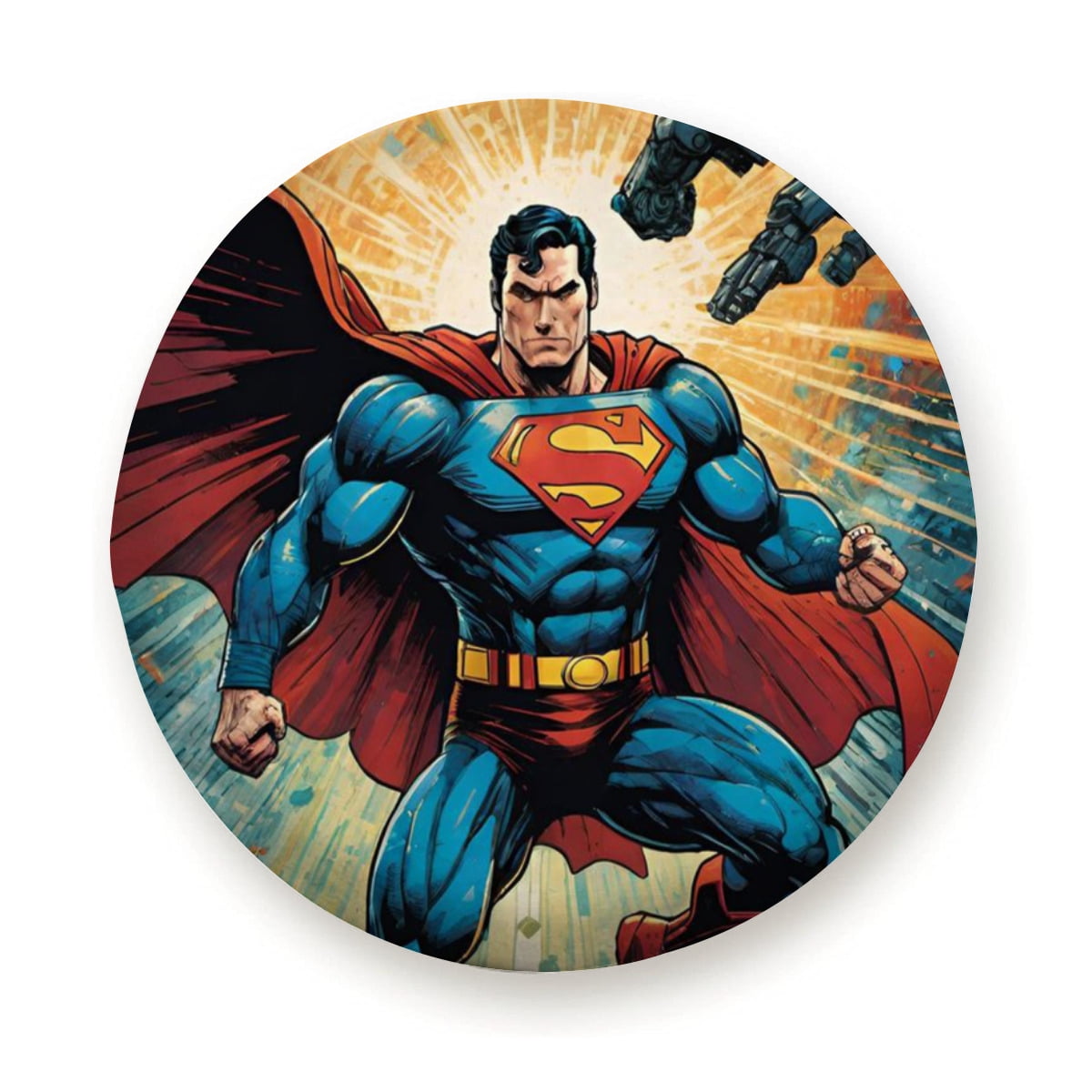 Superman Tire Cover Universal Tire Cover Dustproof Tire Protector ...