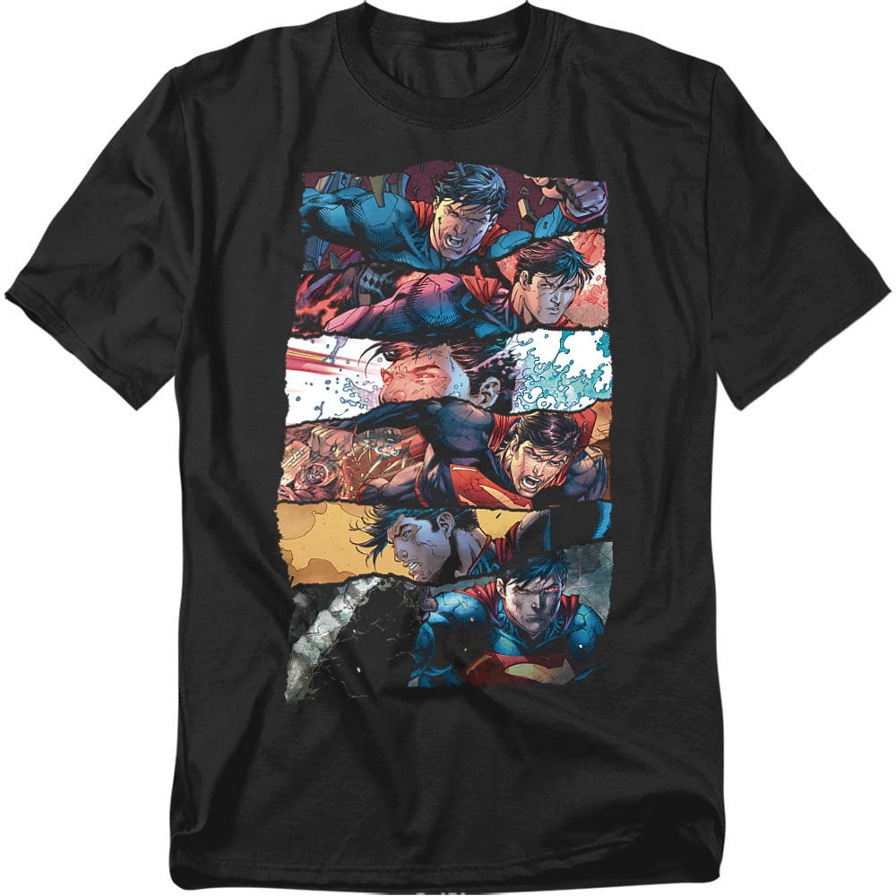 Superman T-Shirt Torn Collage Unisex Graphic Tee For Men & Women ...