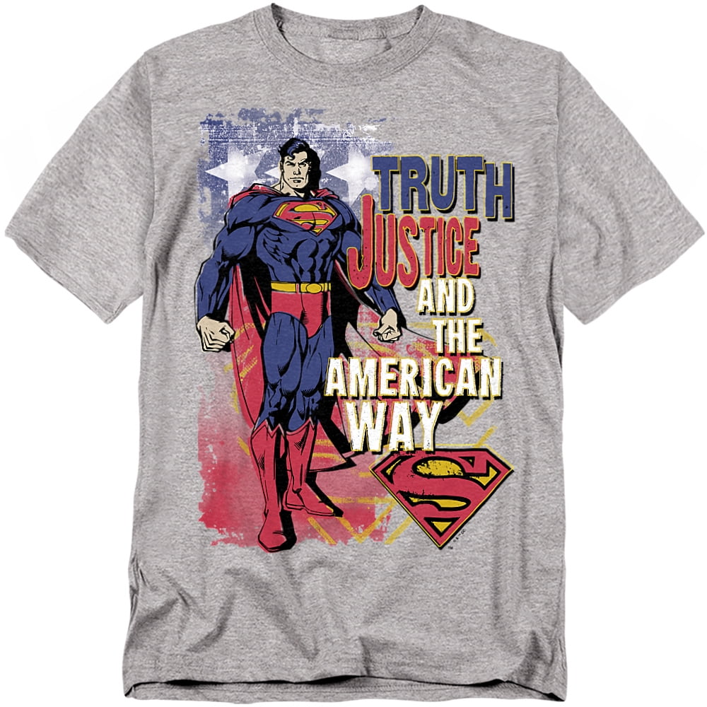 Superman T-Shirt Truth Justice Unisex Graphic Tee For Men & Women ...