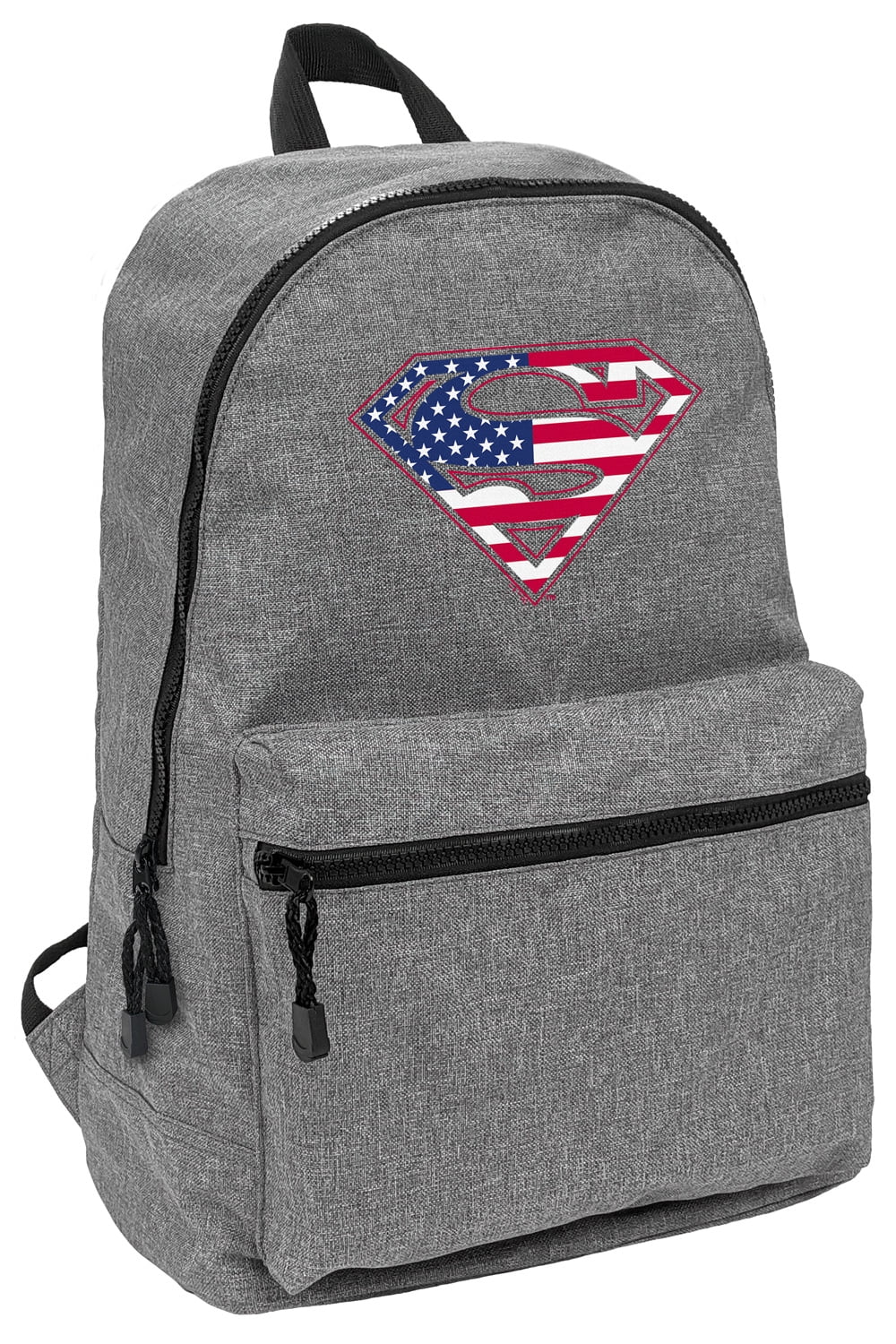 Superman USA American Flag Shield Logo Lightweight Backpack for Work ...