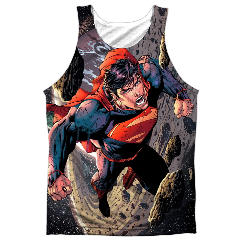 Superman Up Up Officially Licensed Sublimation Adult Tank Top - Walmart.com