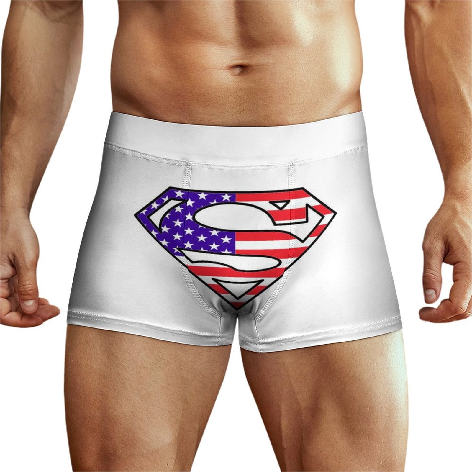 Superman Waist Underwear Funny Men Boy Boxer Briefs Men's Underwear Comfort Soft Boxer Briefs 8 ...