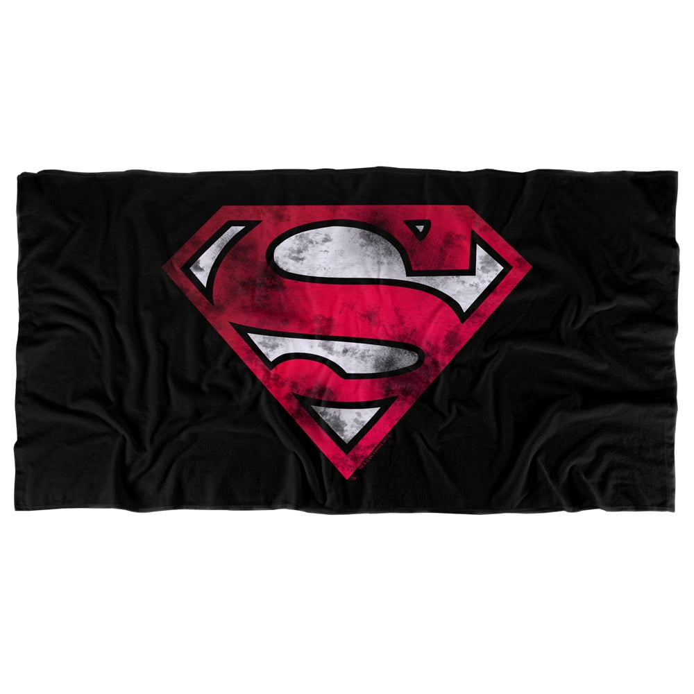 Superman War Torn Shield Officially Licensed Beach Towel 30' X 60 ...