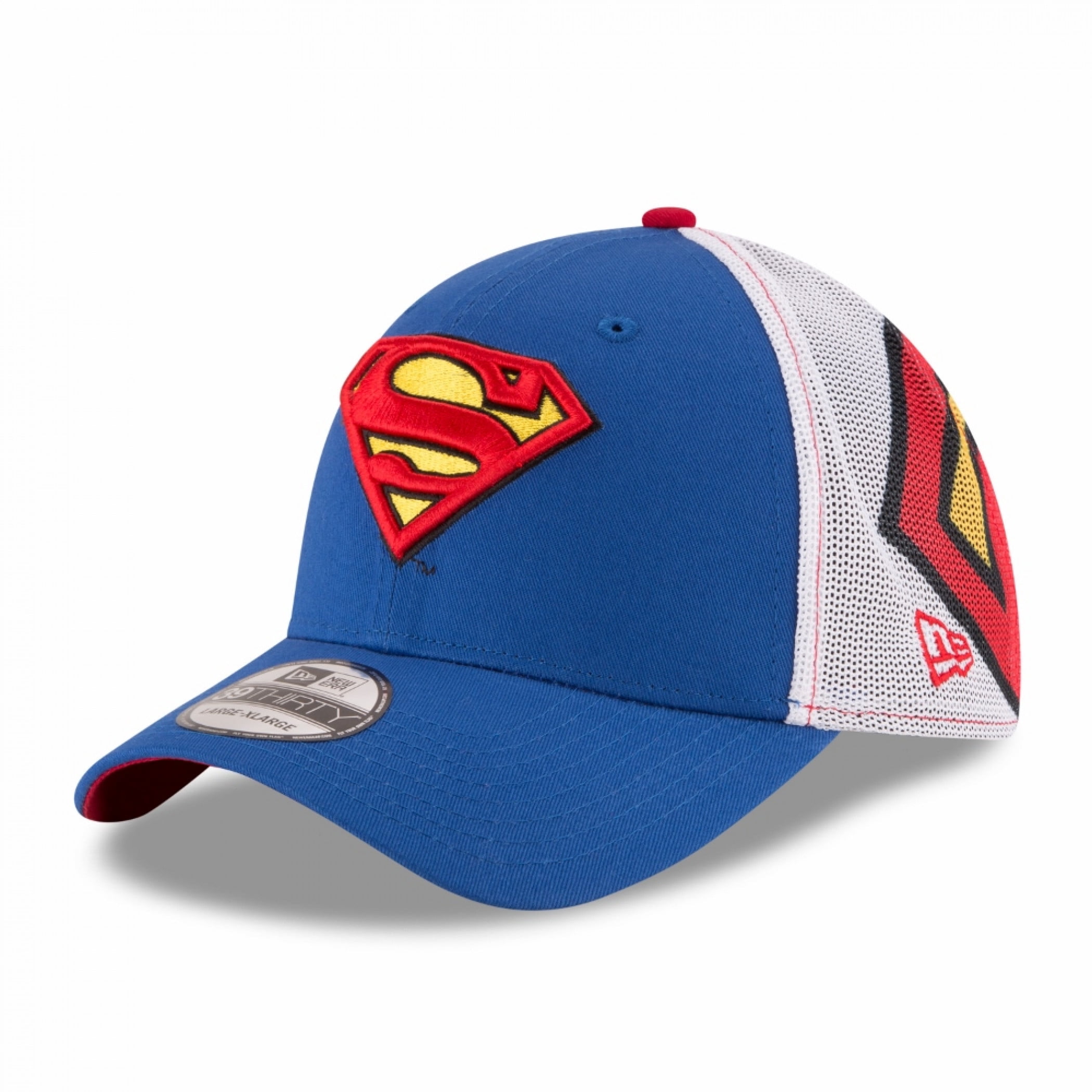 Superman Wrapped Symbol New Era 39Thirty Fitted Hat-Large/XLarge ...