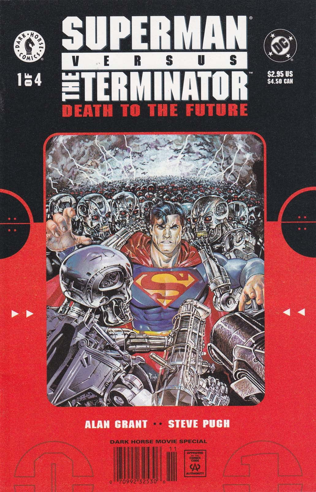 Superman vs. The Terminator: Death to the Future #1 (Newsstand) VF ...