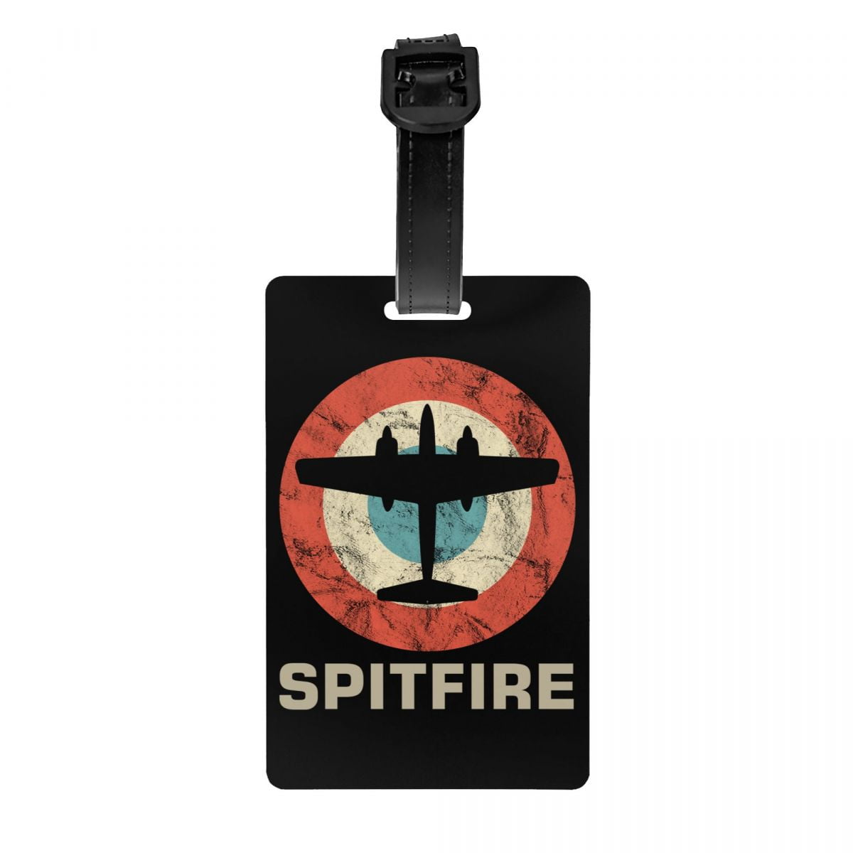 Supermarine Spitfire MK Luggage Tag Privacy Protection Fighter Plane ...