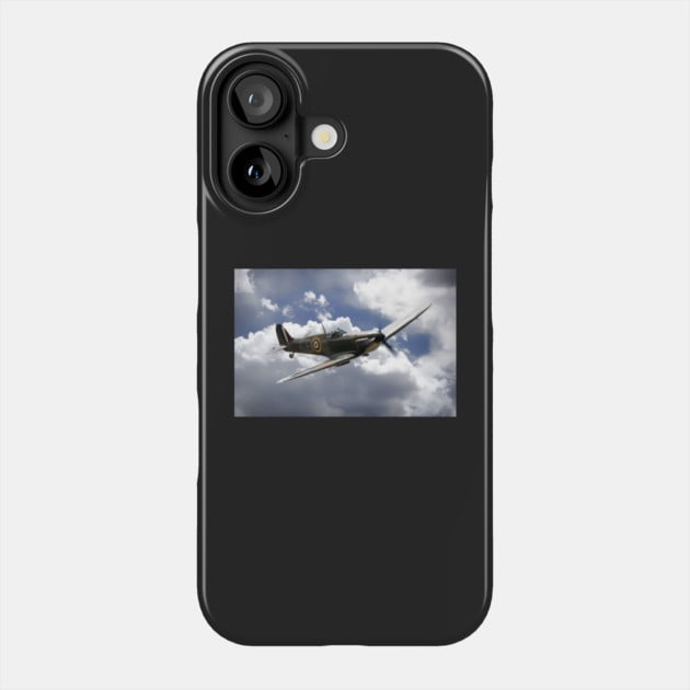 Supermarine Spitfire P7350 Themed Case for iPhone 11,12,13,14,15,16,17 ...