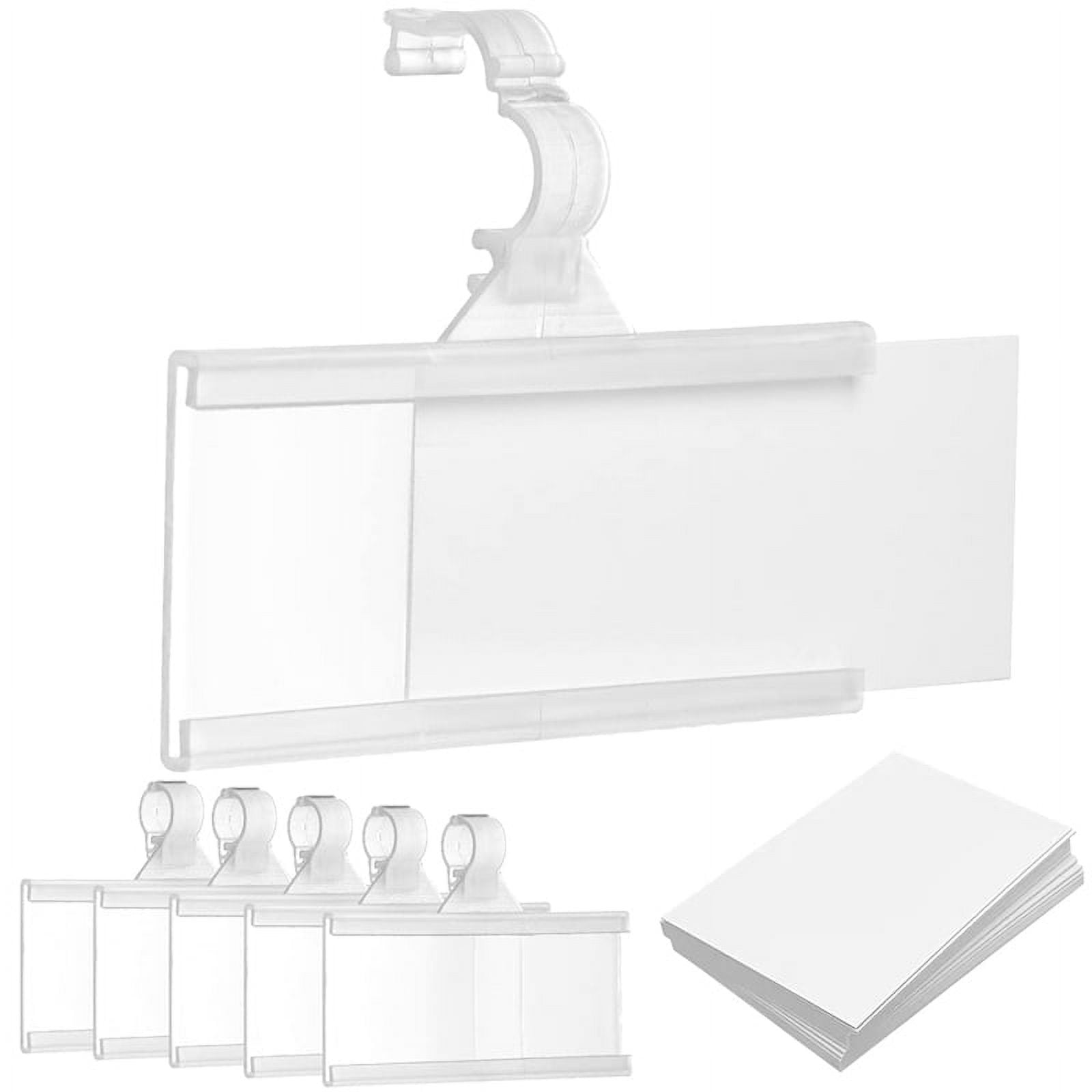 Supermarket Basket Shelf Plastic Hanging Label Hook Price Tag Card ...