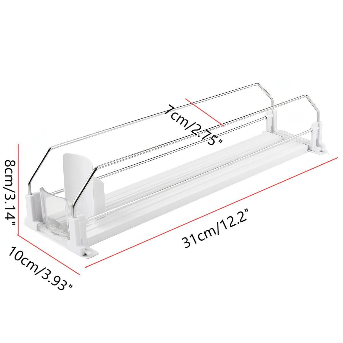 Supermarket Freezer Beverage Pusher Refrigerator Automatic Shelf Drink ...