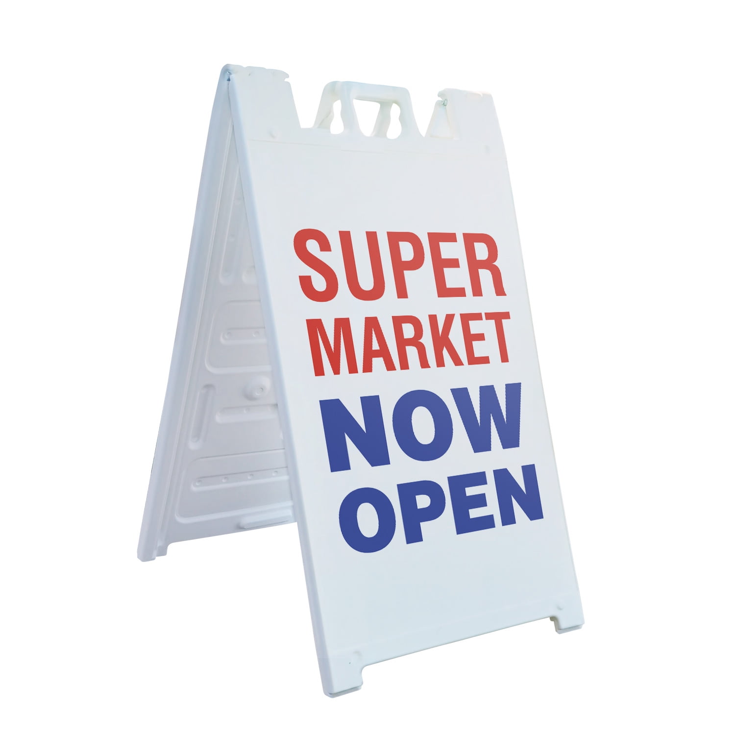Supermarket Now Open 24" x 36" Double Sided A-Frame Sidewalk Sign ...