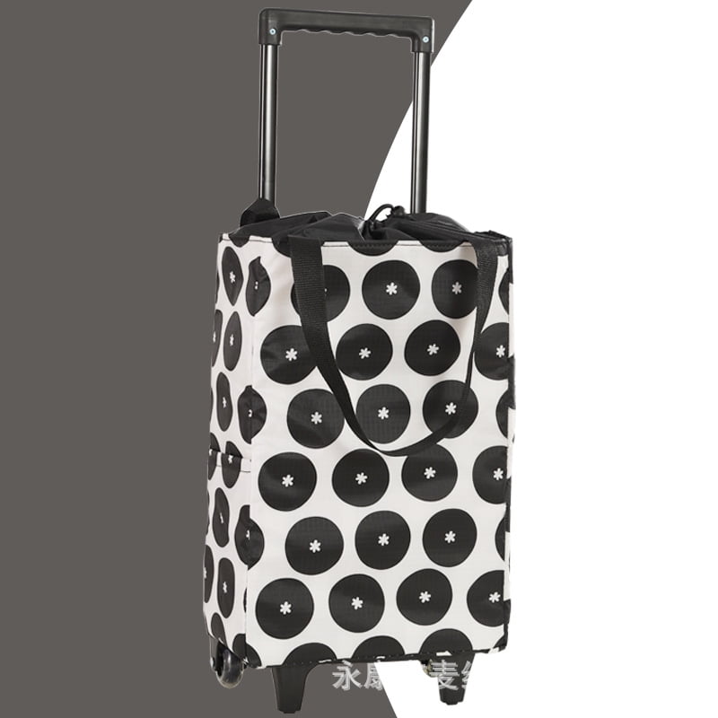 Supermarket Pulley Shopping Trolley Shopping Cart Built-in Thermal ...