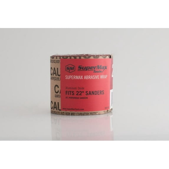 Supermax Tools 120-Grit Individual Sandpaper Wrap For The 22 In. Drum ...