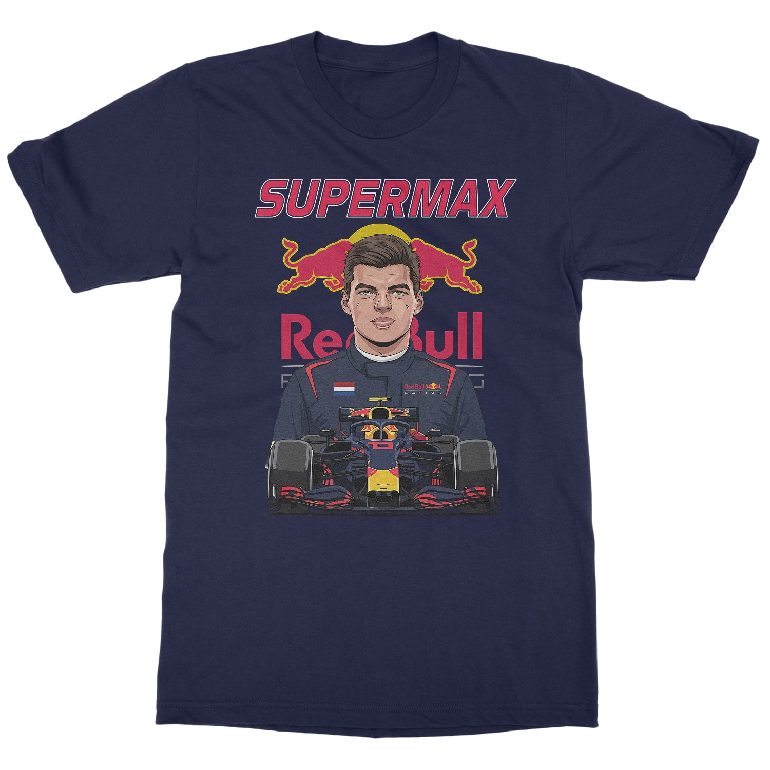 Supermax Verstappen Inspired Bull Racing Formula One Unisex T-Shirt ...