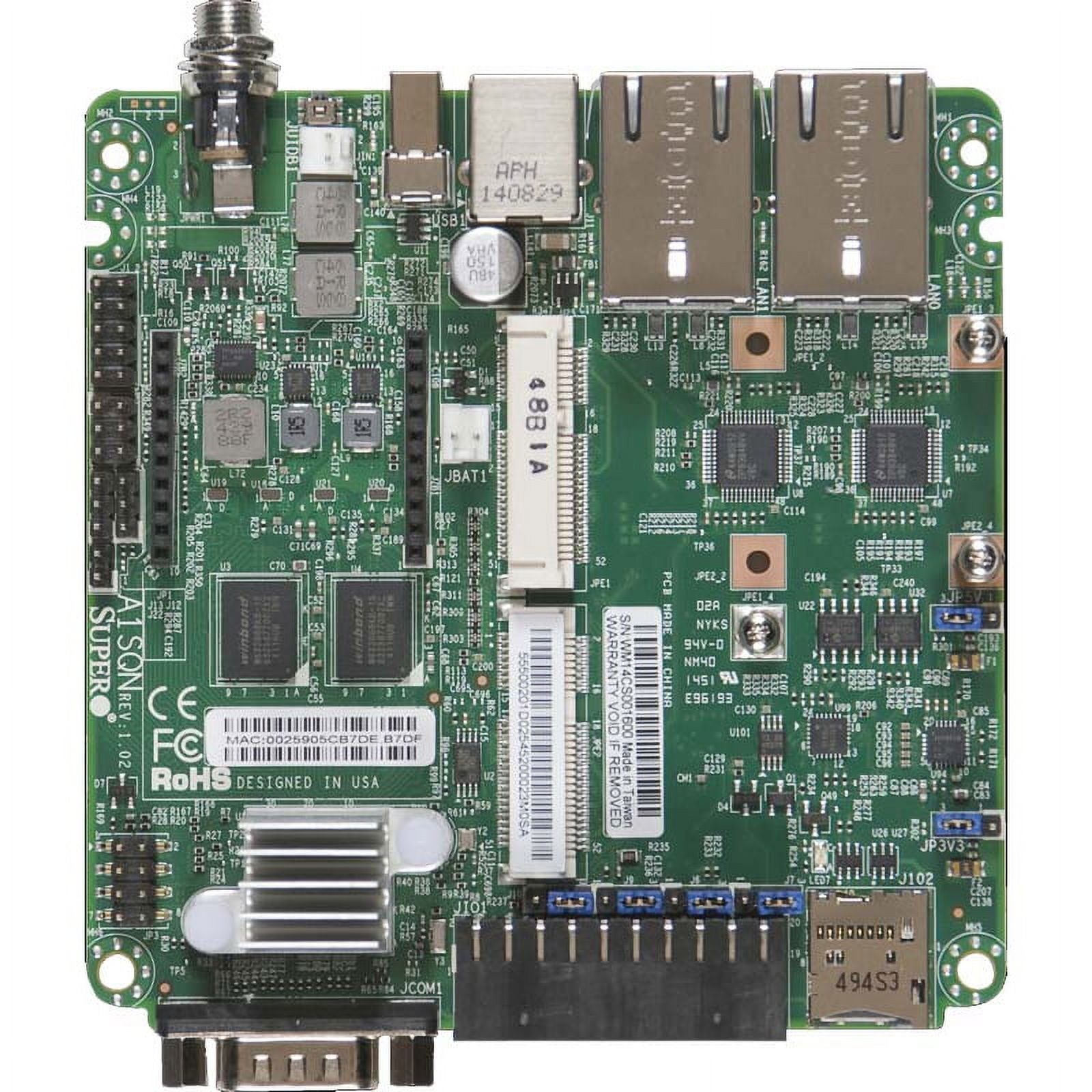 Supermicro A1SQN Motherboard Thin Mini ITX DDR3 800 - Walmart.com