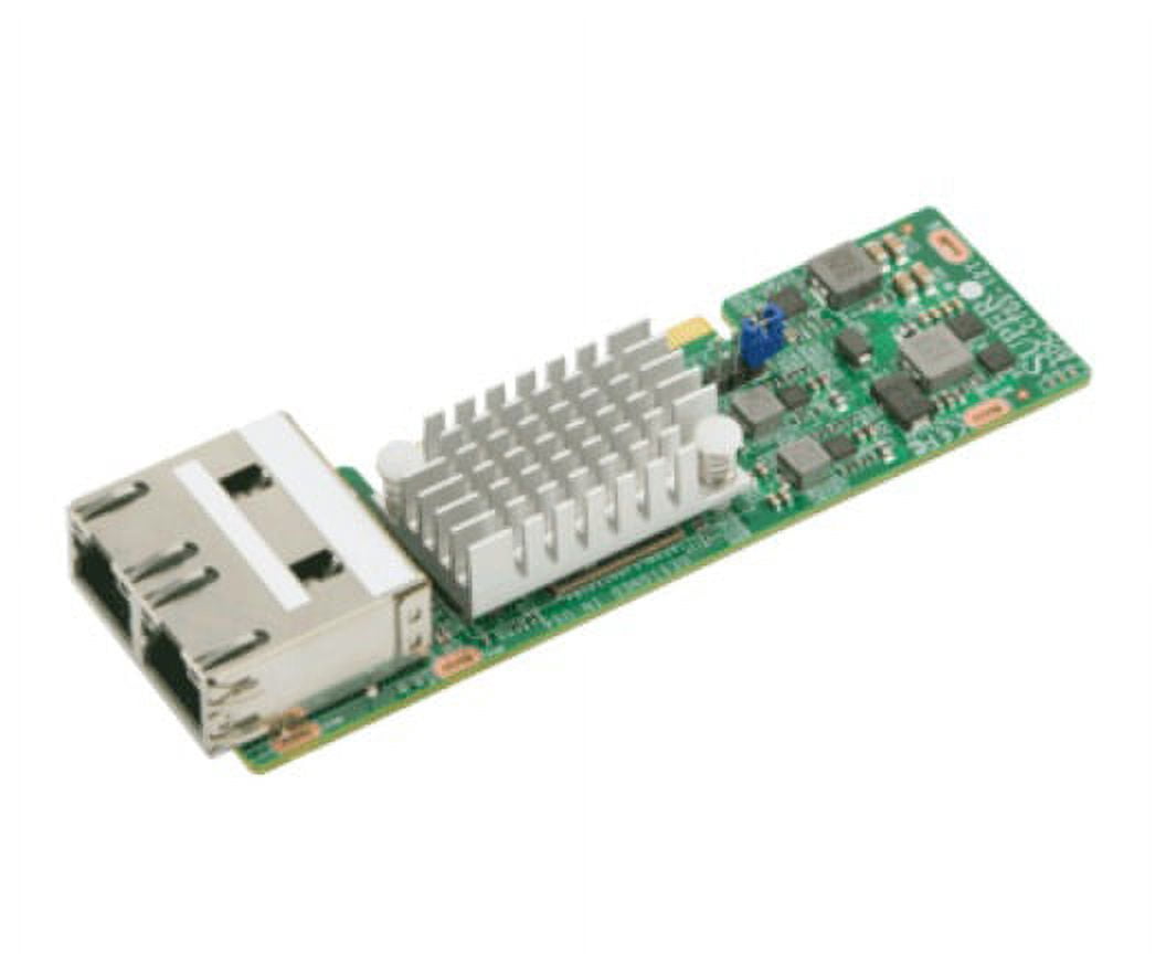 Supermicro AOC-CTGS-i2T Adapter - Dual-Port 10GbE RJ45 Intel X550-AT2 ...