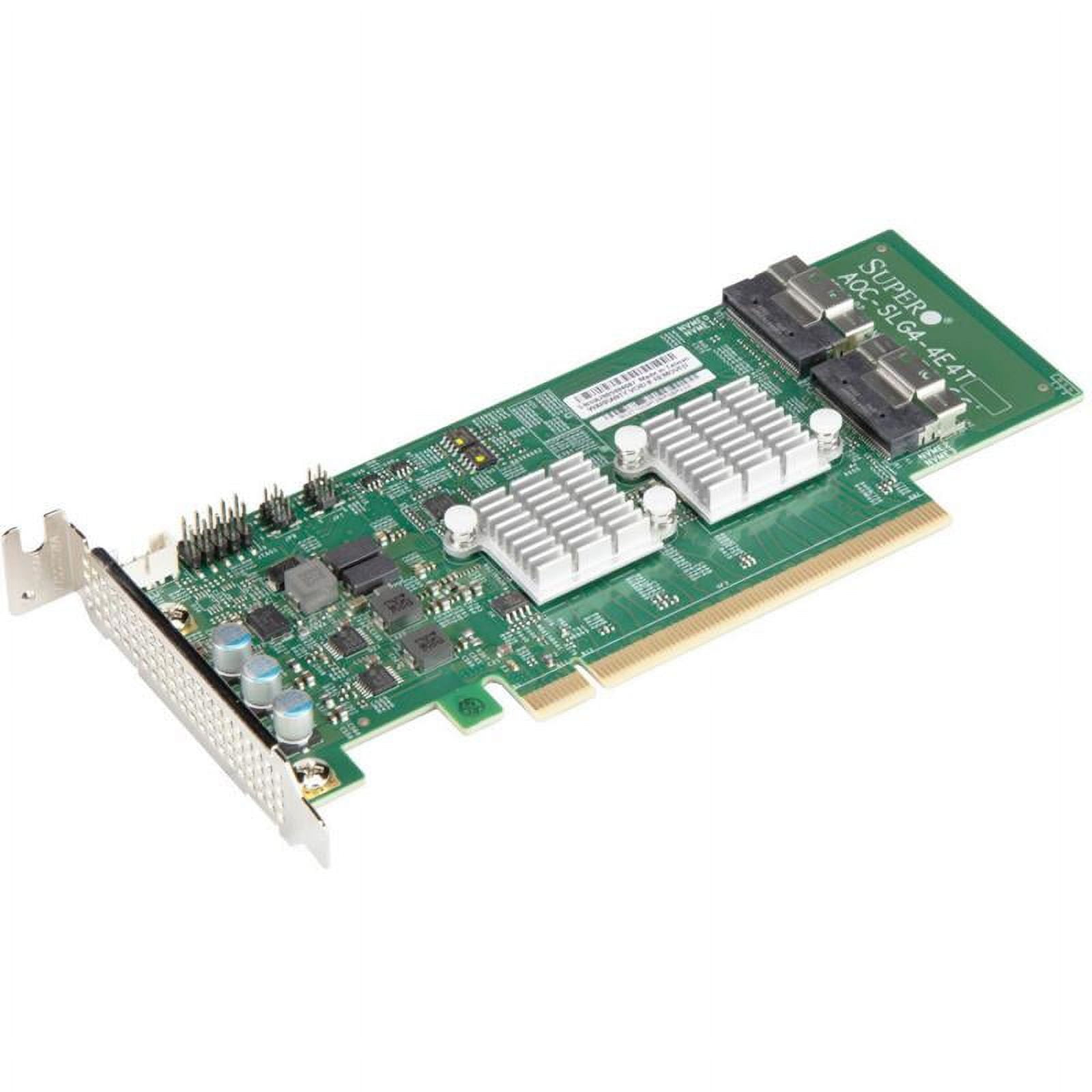 Supermicro AOC-SLG4-4E4T 4-Port Retimer, x16 PCIe Gen 4,RoHS Internal ...
