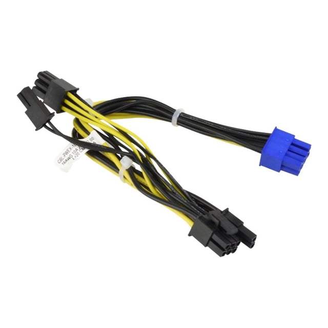 Supermicro CBL-PWEX-1017 20 cm 8 Pin CPU to 2x 6 Plus 2 Pin PCIe GPU ...
