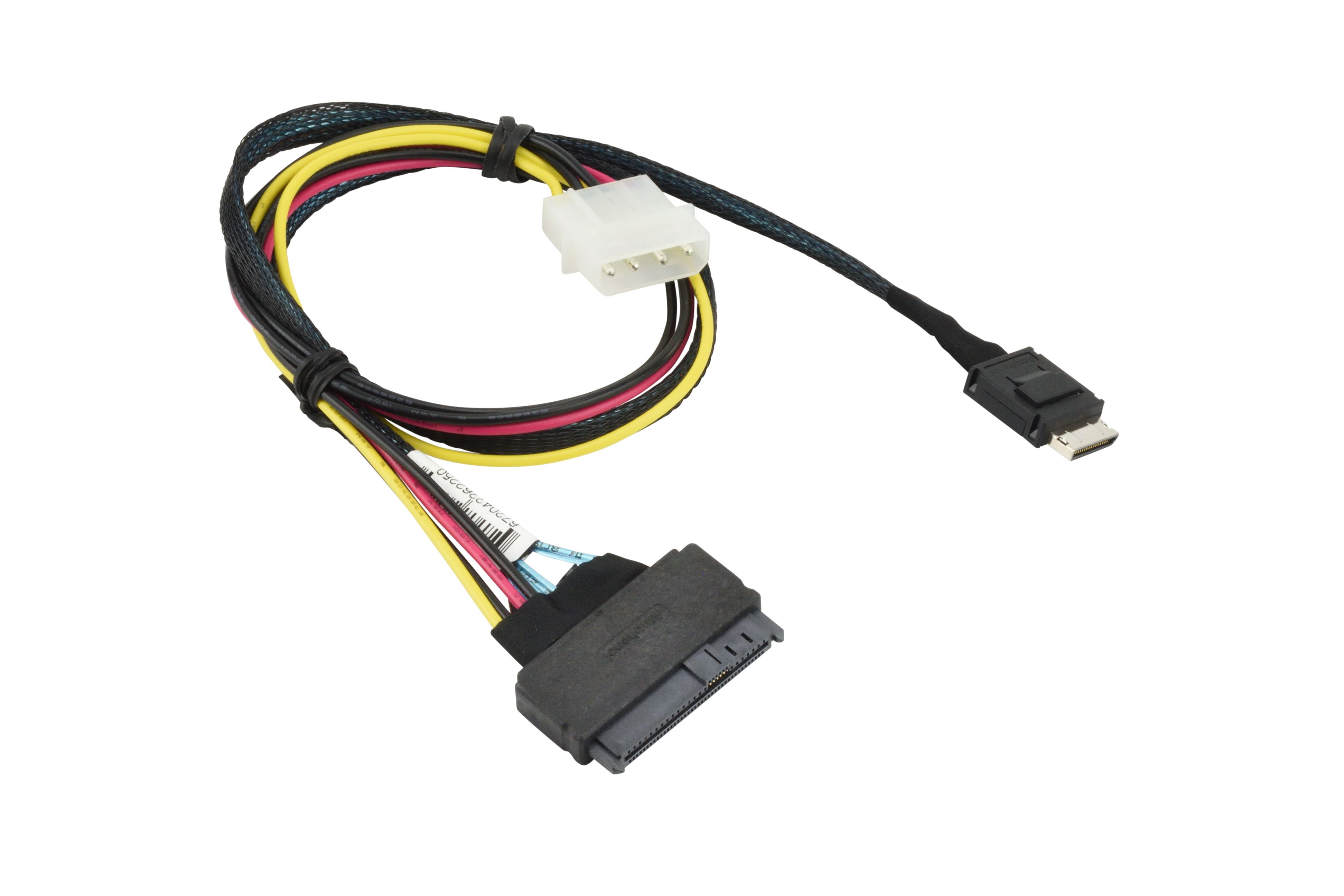 Supermicro CBL-SAST-0956 55cm OCuLink v 1.0 to PCIe SFF-8639 34 AWG ...