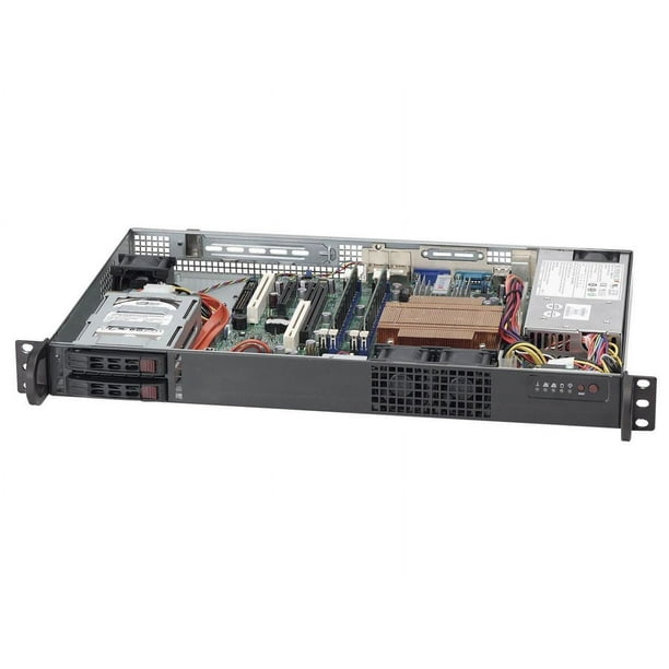 Supermicro CSE-510T-203B Supermicro Case CSE-510T-203B 1U High ...