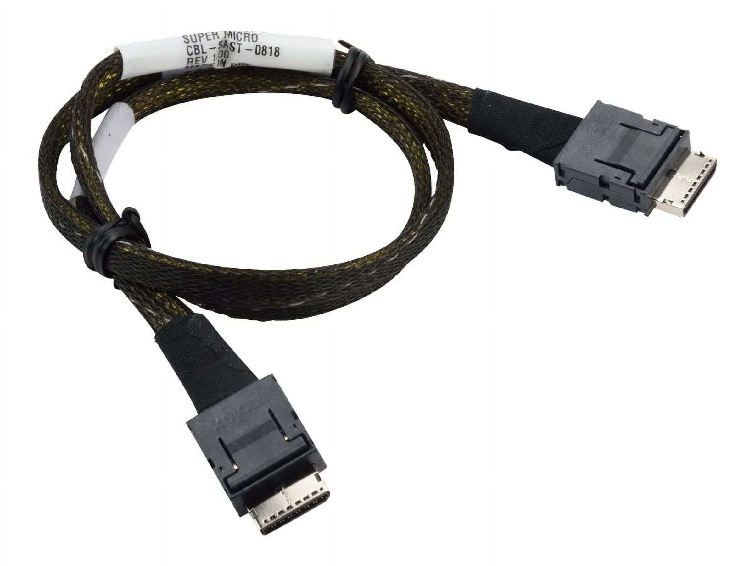 Supermicro - SAS internal cable - OCuLink (SFF-8611) (M) latched to ...