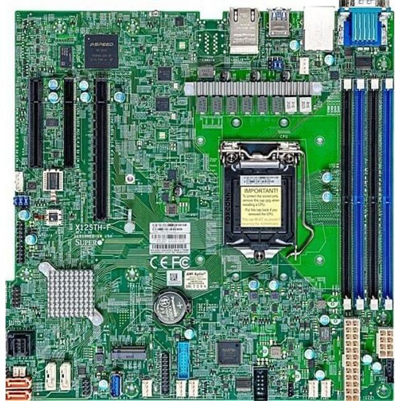 Supermicro MBD-X12STH-F-B H5 C256 128GB DDR4 Microatx Bulk Motherboard ...