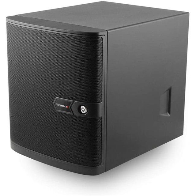 Supermicro Mini-Tower Chassis with 4 x 3.5 in. Hard Disk Drive Tray ...