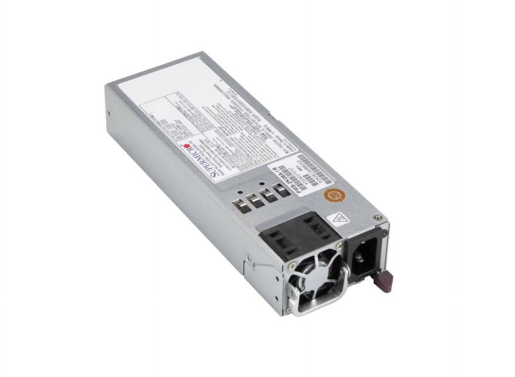 Supermicro PWS-2K08A-1R 1U 2000W 90-264VAC/47-63Hz, and wide DC input 180Vdc~300Vdc, Power ...