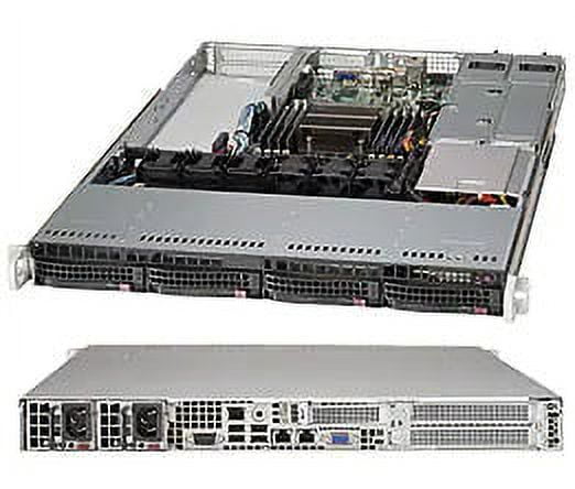 Supermicro SuperChassis 815TQ-R706WB CSE-815TQ-R706WB Black 1U SC815 ...