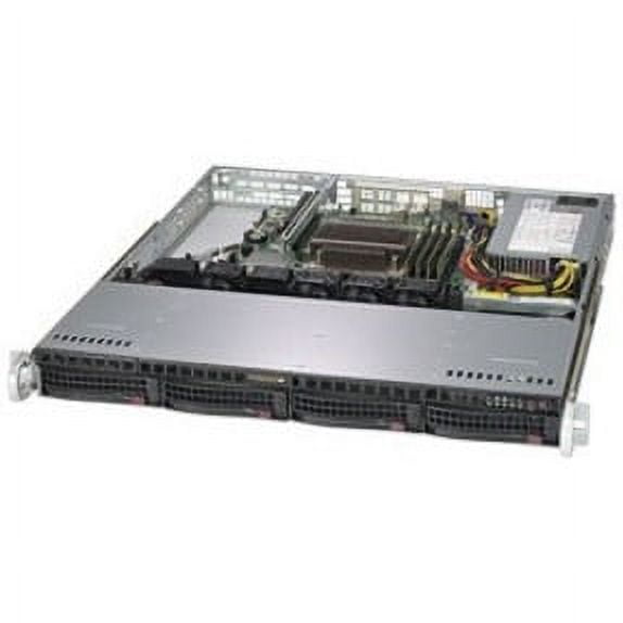 Supermicro SuperServer 5019C-M Barebone System, 1U Rack-mountable, Intel C246 Chipset, Socket H4 ...