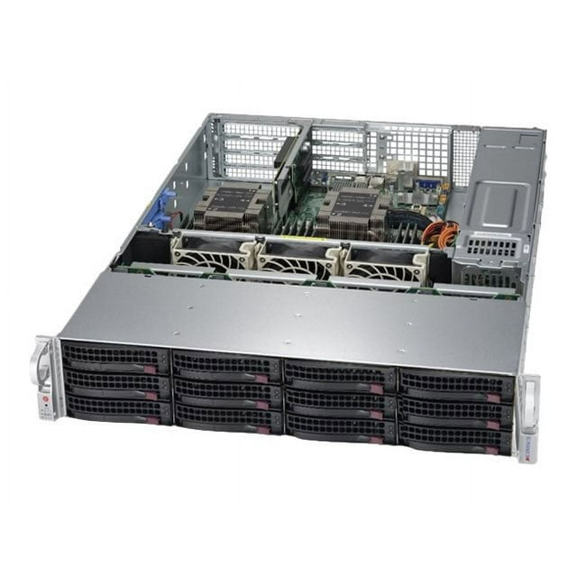 Supermicro SuperServer Barebone System, 2U Rack-mountable, Socket P LGA-3647, 2 x Processor ...