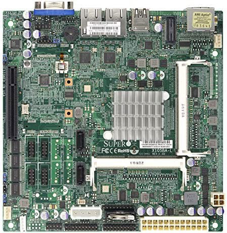 Supermicro X10SBA-L-B Intel Celeron J1900 2.42GHz/ Intel J1900/ DDR3/ USB3.0/ A&V&2GbE/ Mini-ITX ...