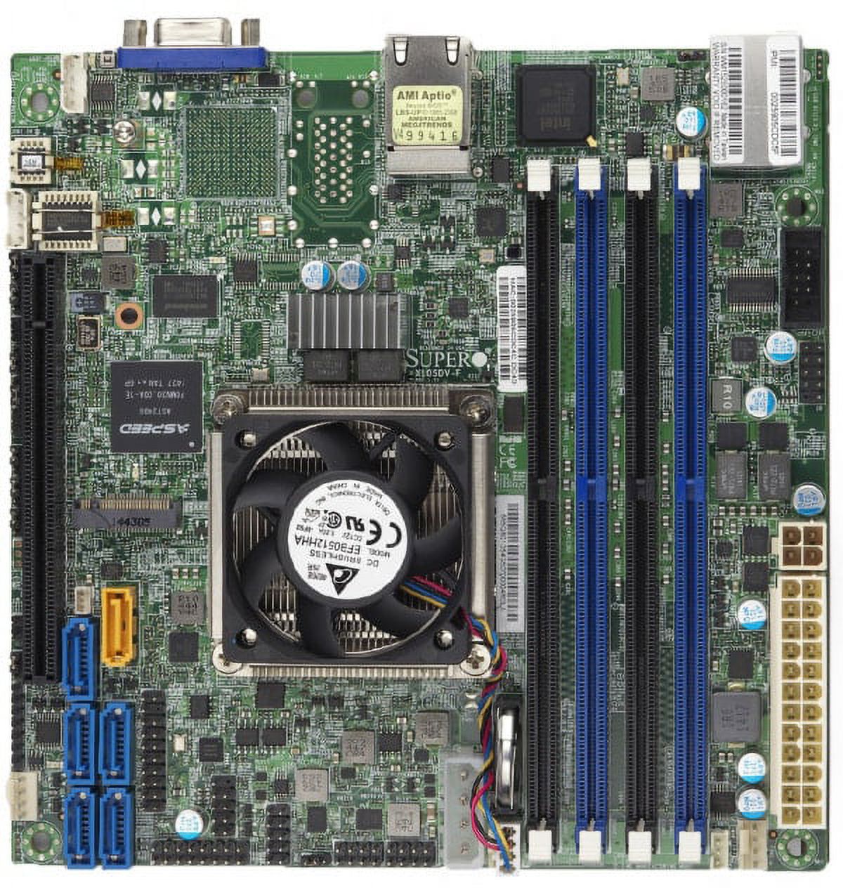 Supermicro X10SDV-8C+-LN2F Motherboard - Intel Xeon processor D-1541 - Single socket FCBGA 1667 ...