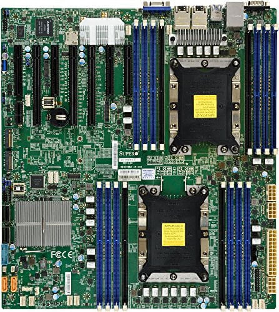 Supermicro X11DPH-T Dual LGA 3647 Sockets Motherboard - Walmart.com