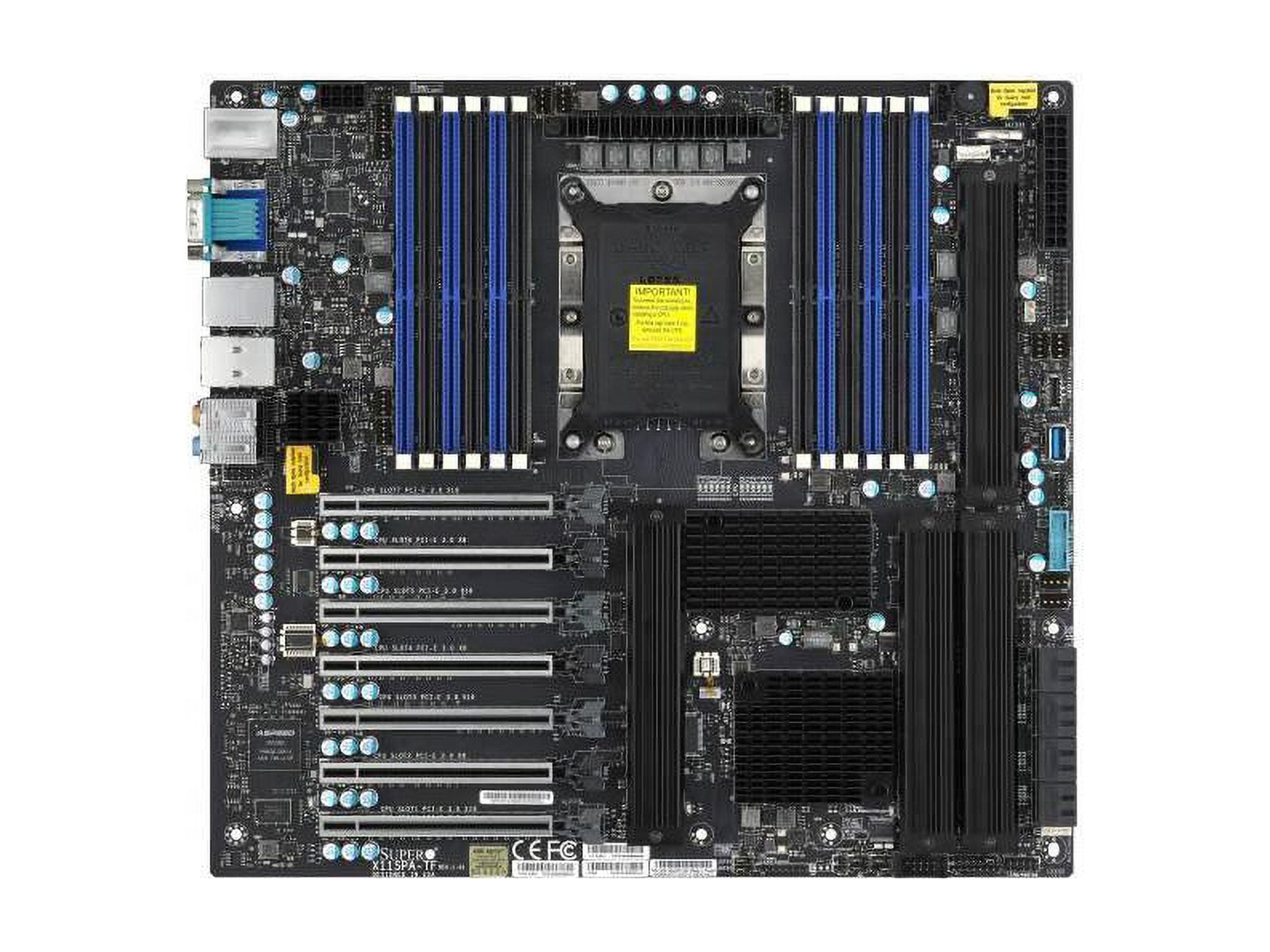 Supermicro X11SPA-T Workstation Motherboard - Intel Chipset - Socket P ...