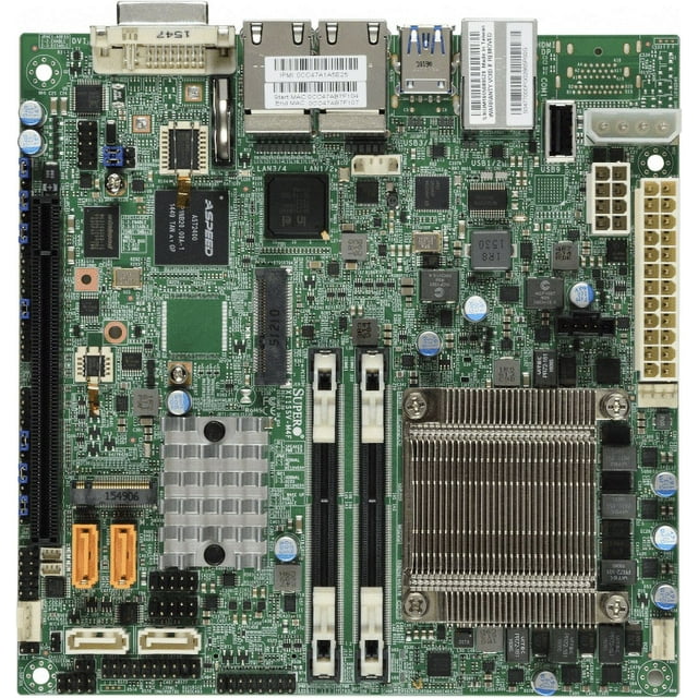 Supermicro X11SSV-M4F Server Motherboard - Intel C236 Chipset - Socket ...