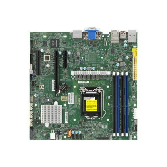 Supermicro X12SCZ-QF Desktop Motherboard - Intel Q470 Chipset - Socket ...