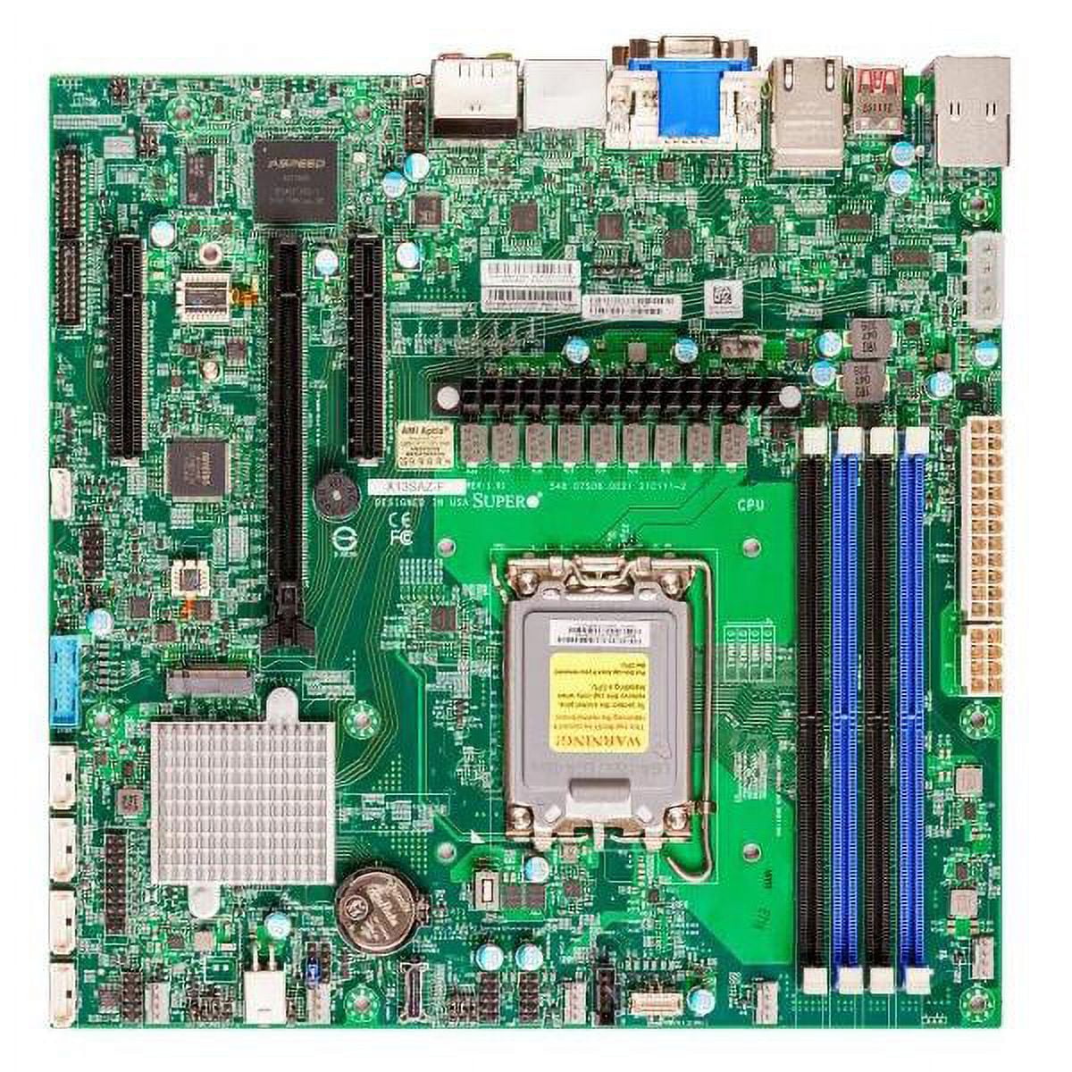 Supermicro X13SAZ-F Motherboard 12th Gen Intel Processor - Single ...