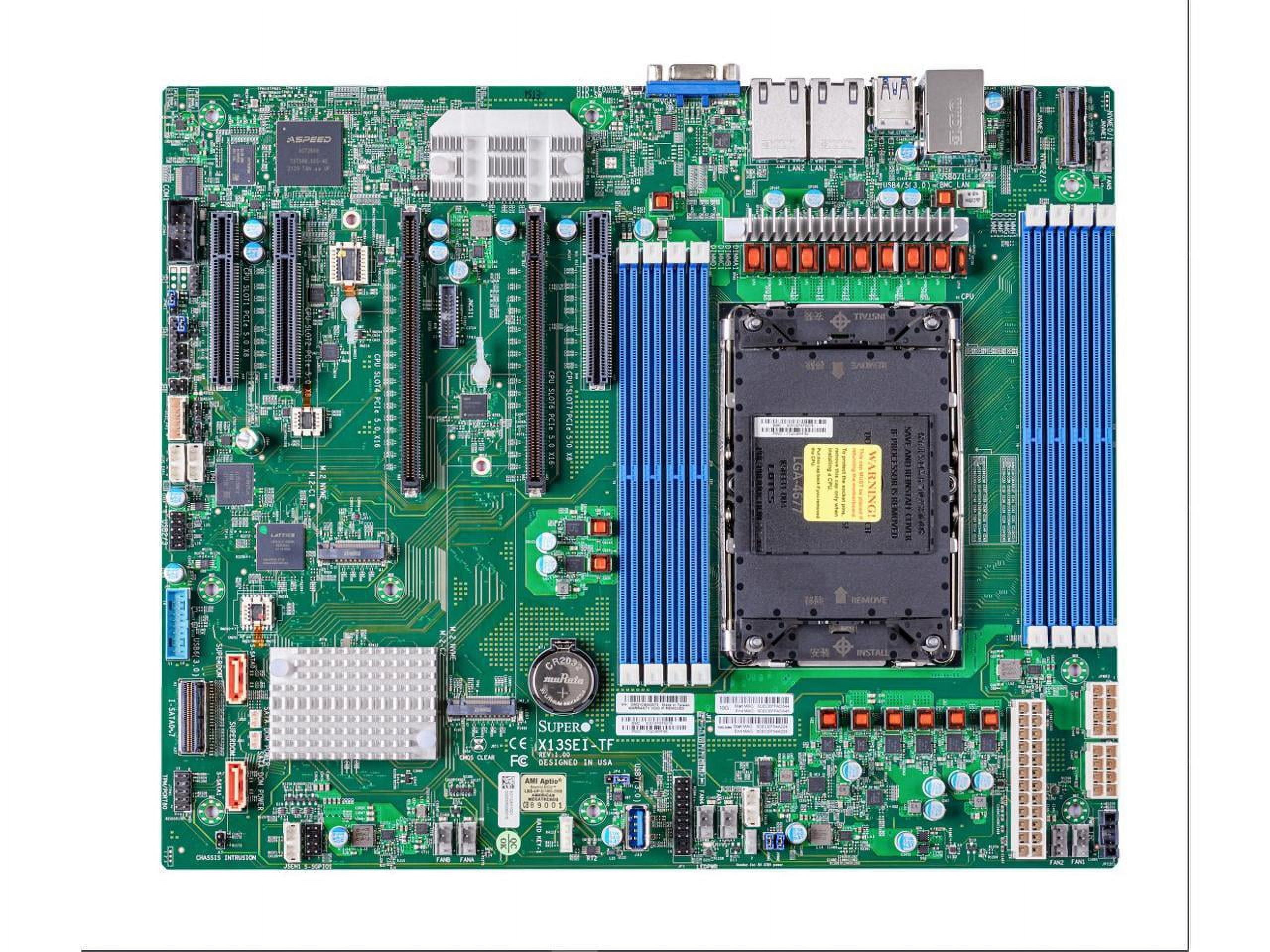 Supermicro X13SEI-TF Server Motherboard, 4th Gen Intel® Xeon® Scalable ...