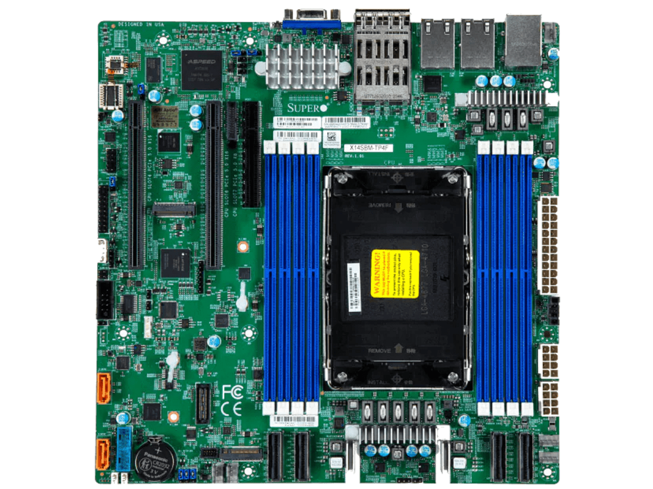 Supermicro X14SBM-TP4F Server Motherboard, Intel® Xeon® 6700E-series ...