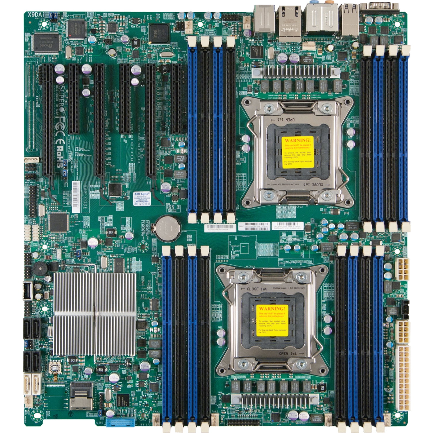 Supermicro X9DAi Server Motherboard, Intel C602 Chipset, Socket R LGA ...