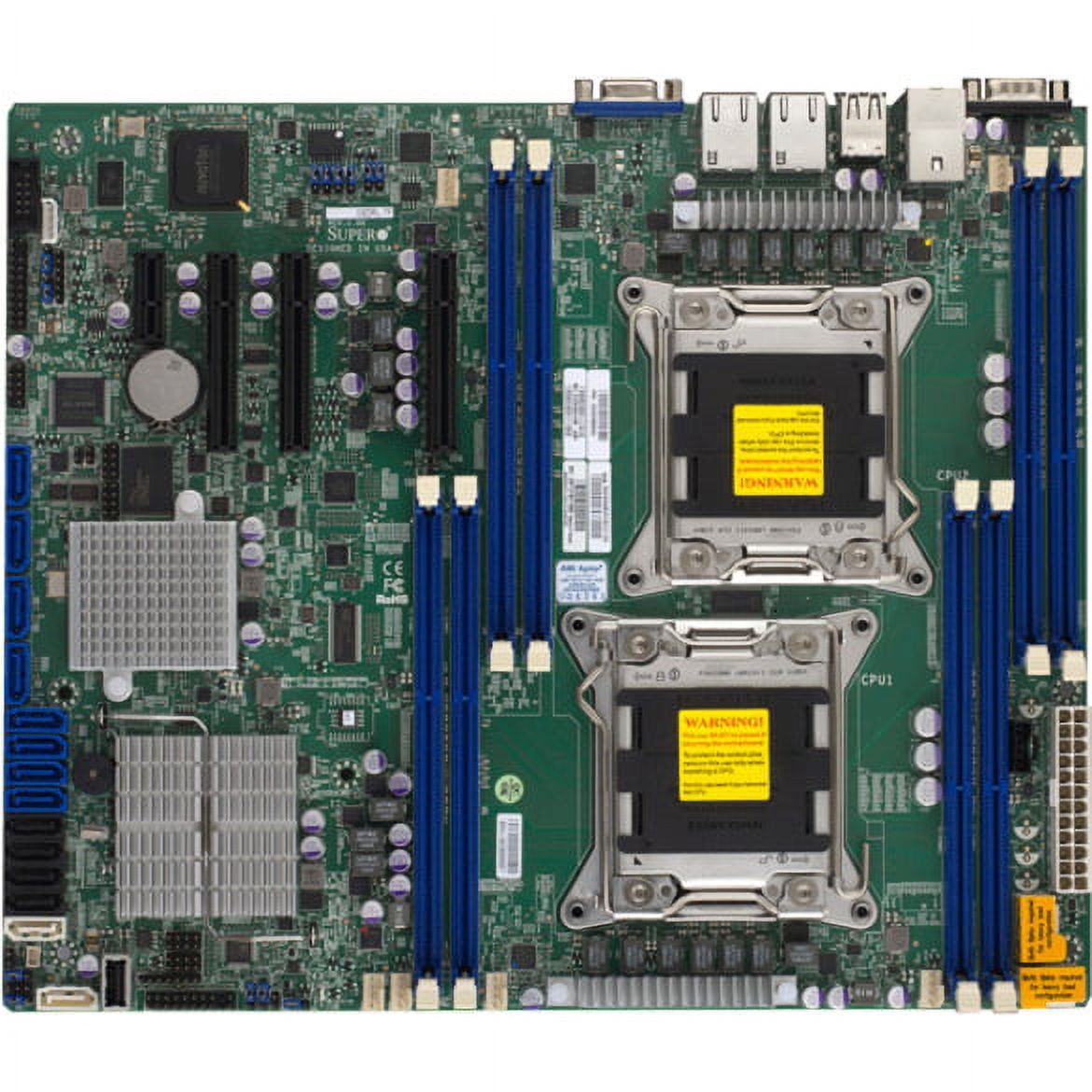 Supermicro X9DRL-EF Server Motherboard, Intel Chipset, Socket R LGA ...