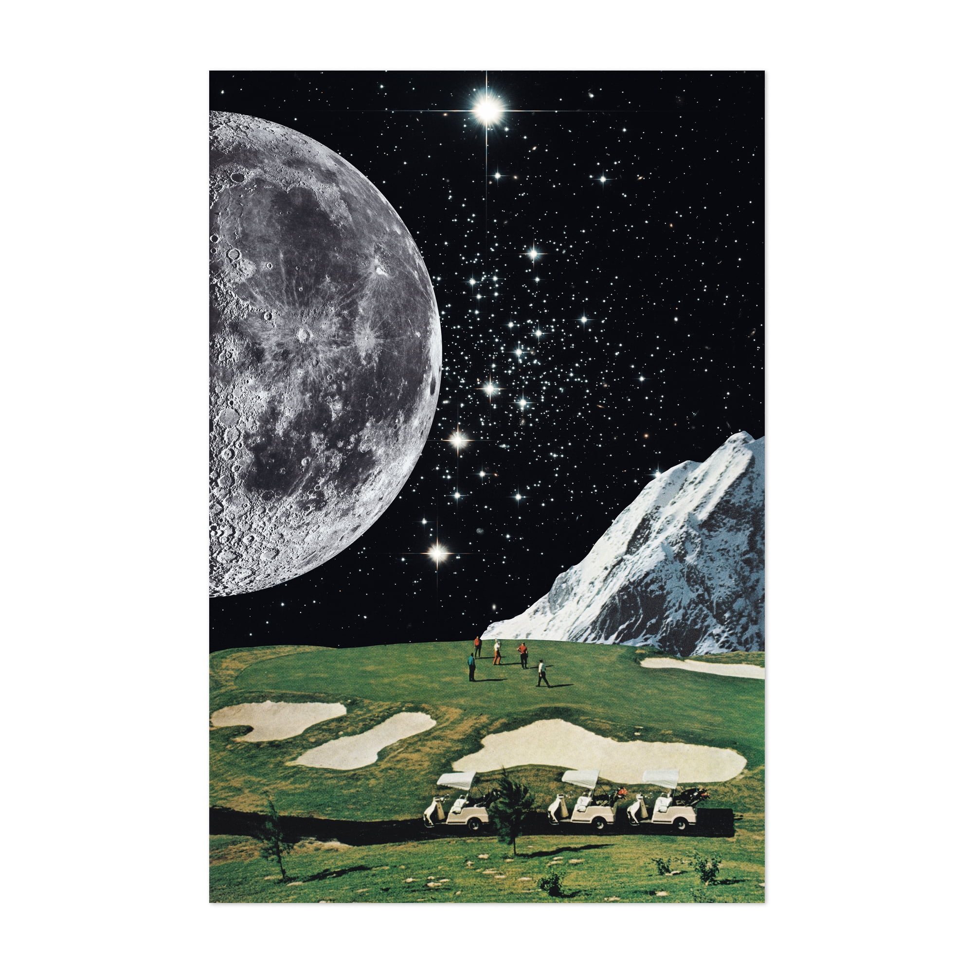Supermoon - Scotland United Kingdom Collage Surrealism Space Landscape ...