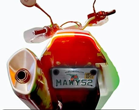 Supermoto Fender Eliminator Tail Tidy Integrated SX LED Tail Light made ...