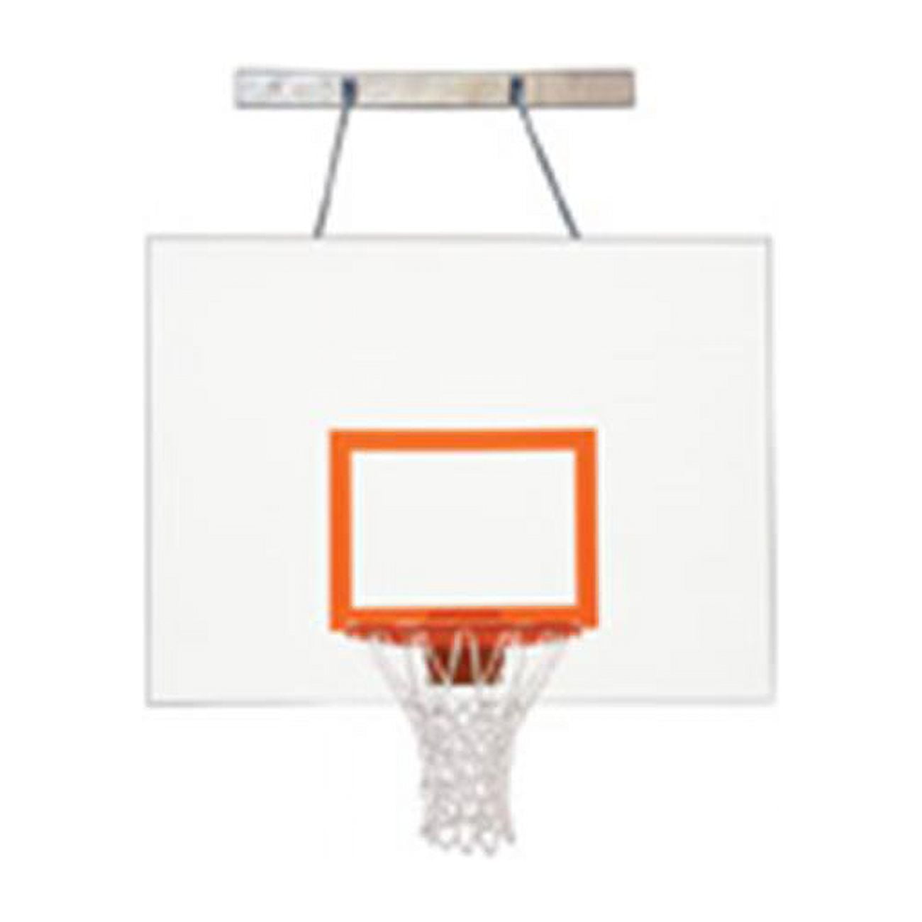 Supermount80 Aggressor Steel Wall Mounted Basketball System, Grey ...