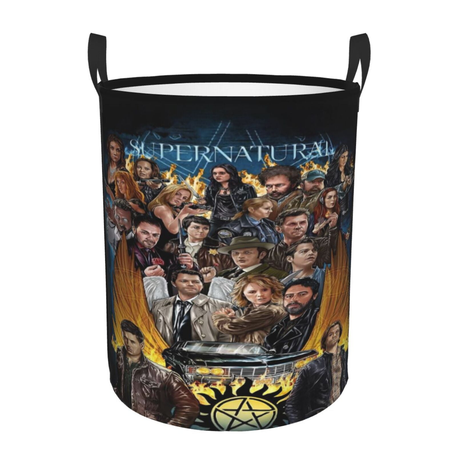 Superna-Tura Laundry Basket with Handle Waterproof Fabric Hamper ...